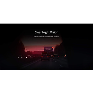 360 Dash Cam, 1296P FHD Car DashCam, 160° Wide Angle Car Camera, Color Night Vision, Built in WiFi GPS, Support Google Map, 24hr Motion Detection Parking Mode, Loop Recording(SD Card Not Included)