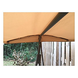 Garden Winds Custom Fit Replacement Canopy Top Cover Compatible with The Garden Treasures GT SS-909E-1 Sling Swing - Upgraded Performance RipLock 500 Fabric