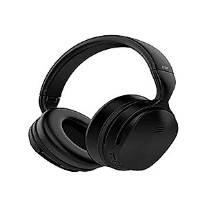 Monoprice BT-300ANC Wireless Over Ear Headphones - Black with (ANC) Active Noise Cancelling, Bluetooth, Extended Playtime