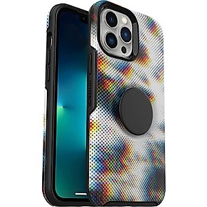 OtterBox + Pop Symmetry Series Case for iPhone 13 PRO MAX & iPhone 12 PRO MAX (ONLY) Non-Retail Packaging - (Digitone (Graphic))