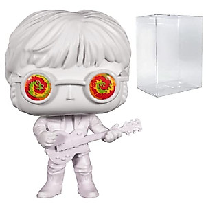 POP John Lennon with Psychedelic Shades Entertainment Earth Exclusive Funko Vinyl Figure (Bundled with Compatible Box Protector Case)