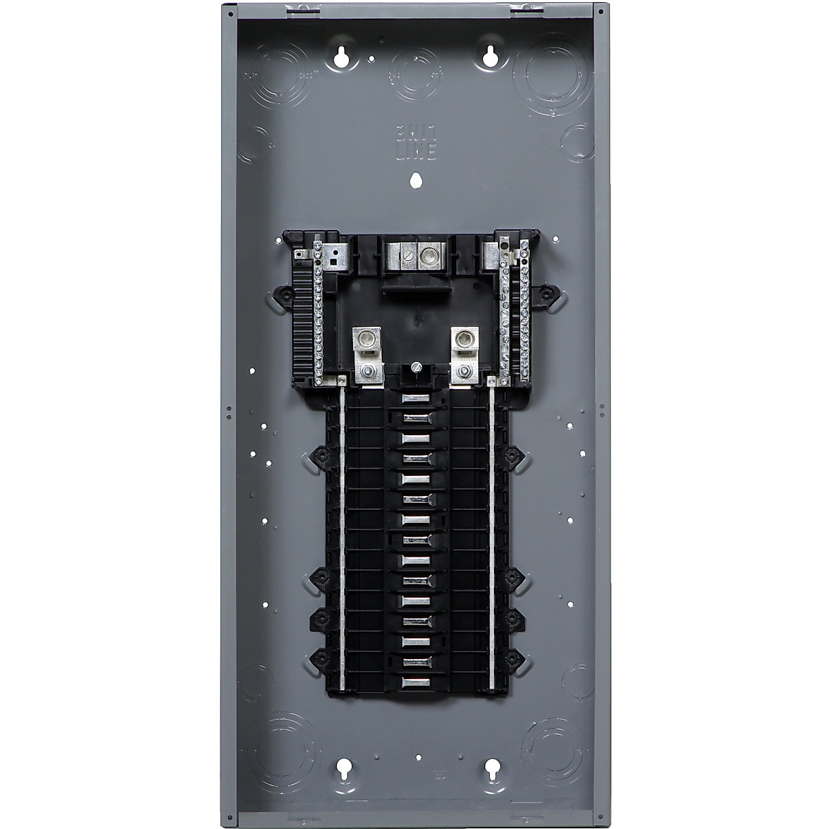 Square D - QO130L200PG 200-Amp 30-Space 30-Circuit Indoor Main Lug Plug-On Neutral Load Center with Ground Bar