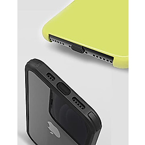 Gavemi Phone Dust Plug, Compatible with iPhone Lightning Port Protects Charging Port Anti Dust Cover (Black)