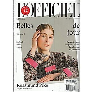 L' OFFICIEL DELA COUTURE PARIS MAGAZINE, AVRIL, 2017 ISSUE, NO. 1013 (FRENCH LANGUAGE) (PLEASE NOTE: ALL THESE MAGAZINES ARE PET & SMOKE FREE MAGAZINES. NO ADDRESS LABEL. (SINGLE ISSUE MAGAZINE)