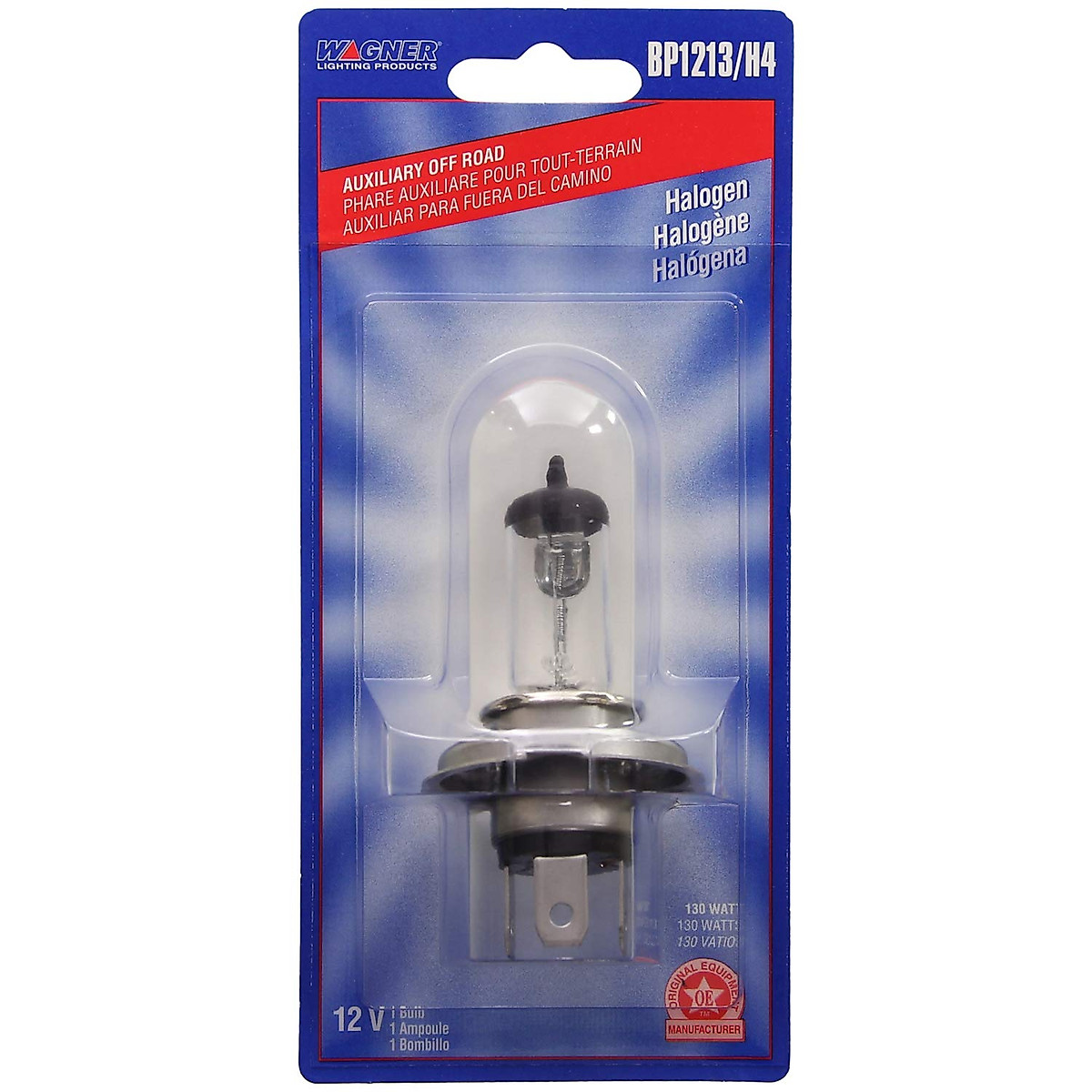 Wagner Lighting BP1213/H4 Multi-Purpose Light Bulb Card of 1