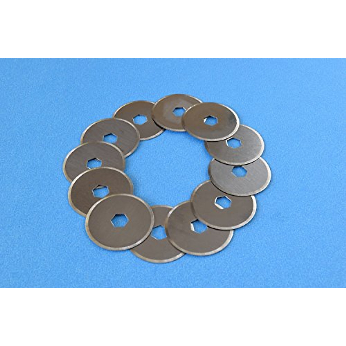 Quilter’s Cut 18mm Rotary Blades, 12 Pack, Fits Olfa, Fiskars, Martelli, & Truecut