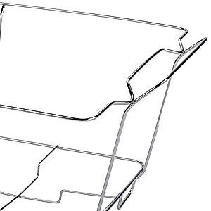 Nicole Fantini Chafing Wire Rack Serving Trays Food Warmer (4),Silver,23.25 L x 12.13 W x 9.5 H