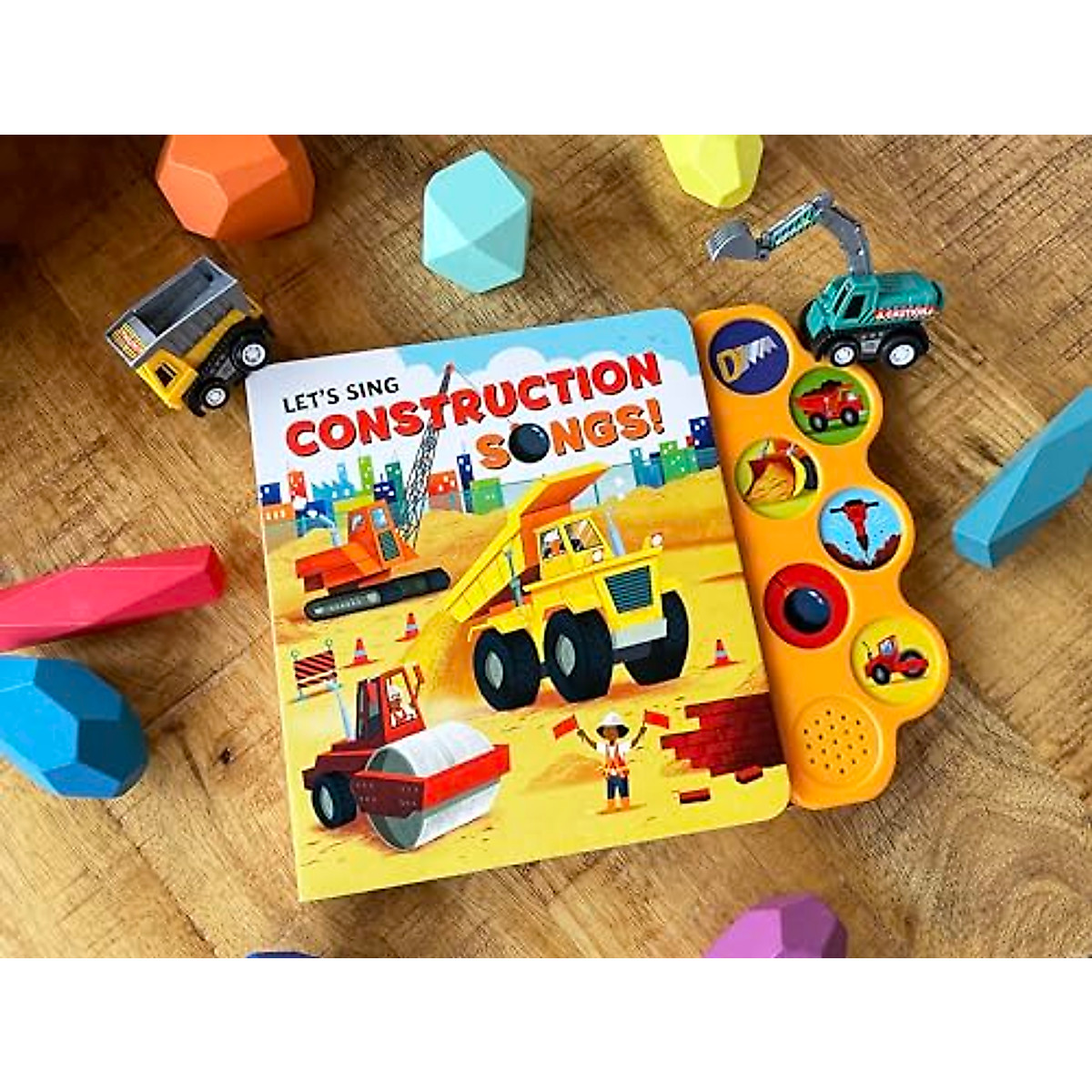 Let's Sing Construction Songs 6-Button Children's Song Board Book