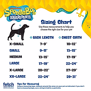 SpongeBob SquarePants for Pets Halloween Tee & Shorts for Dogs - Fun and Cute Halloween Costumes for Dogs - Officially Licensed Spongebob Squarepants Pet Products, Spongebob Dog Outfit
