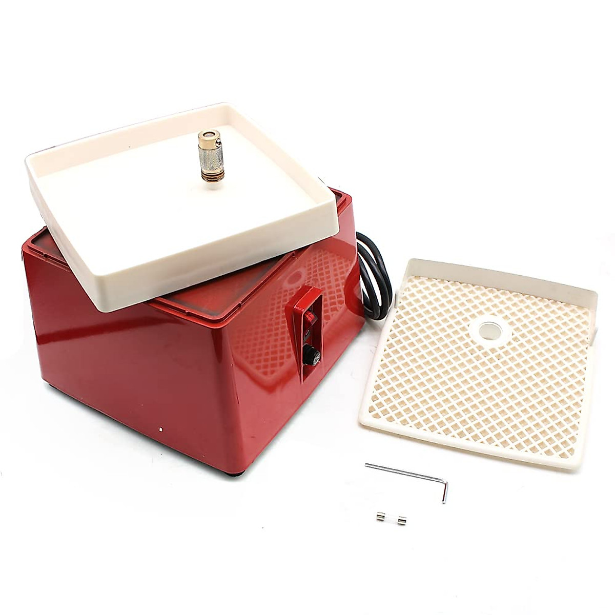 Portable Stained Grinder Mini Glass Diamond Ceramics Art DIY Desktop Grinding Tool Machine for Glass Processing Arts Decoration MCBL58 Grinding Wheel (Without Stand) …