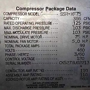 22128763 Computer Controller Panel for Screw Air Compressor Replacement Part SSR100HP