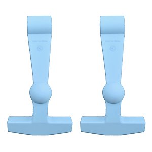 EWONICE 2Pack Replacement Cooler Lid Latches Compatible with Yeti and RTIC Coolers, Improved Cooler Latches More Durable, Larger, Ergonomically Helps Save Fingers/Knuckles (Tiffany Blue)