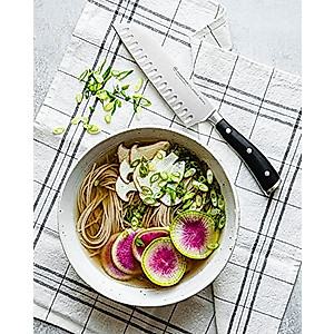 WÜSTHOF Classic IKON 7" Hollow Edge Santoku Knife