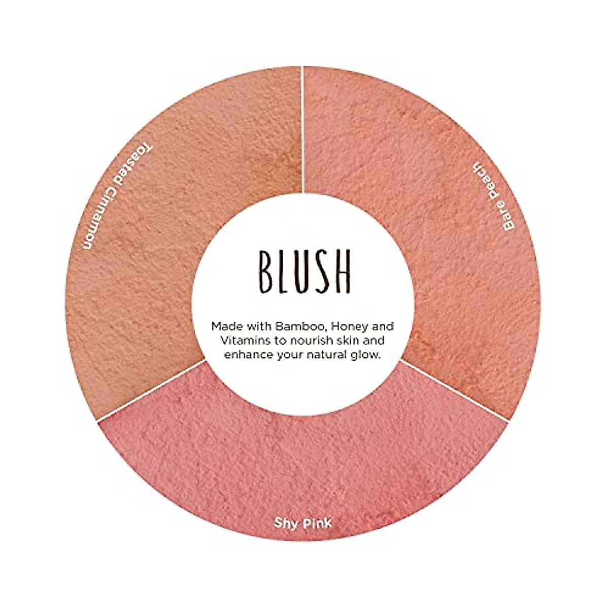 Burt's Bees 100% Natural Blush with Vitamin E, Bare Peach, 0.19 oz
