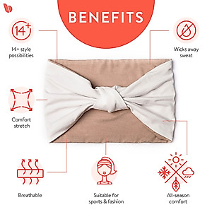 BLOM Original Headbands for Women Wear for Yoga, Fashion, Working Out, Travel or Running Multi Style