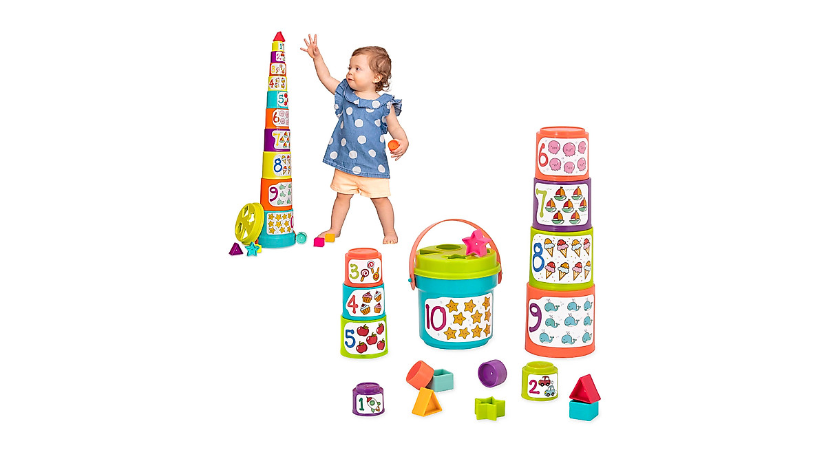 Battat Nesting Sorter Set - Educational Stacking & Sorting Toys for ...