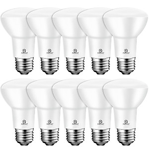 Energetic BR20 LED Bulb R20 Dimmable 5000K Daylight 45W Equivalent to 6.5W, Recessed Can Light Bulbs, Kitchen Ceiling Lights, E26 500 Lumen LED Flood Light Bulbs, Indoor UL Listed (Pack of 10)