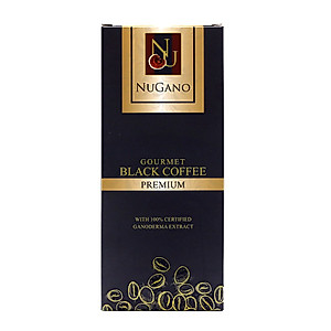 3 Boxes (30 sachets/box)Nugano Ganoderma Black Coffee with 100% certified Ganorderma Reshi Extract
