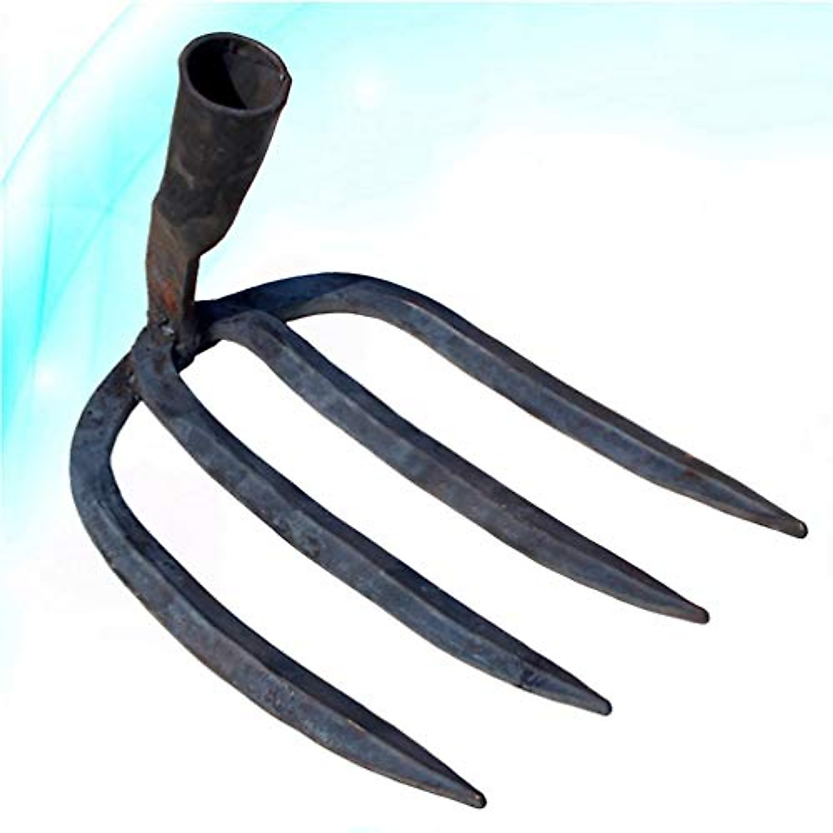Cabilock Steel Head Garden Rake Head Without Handle Garden Hard Rake Head Only for Farm Gardening M