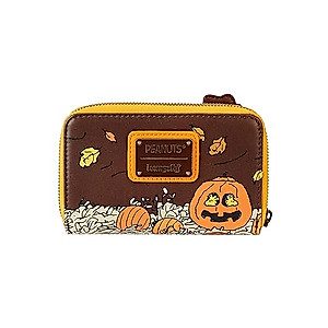 Loungefly Peanuts Snoopy Scarecrow Zip Around Wallet