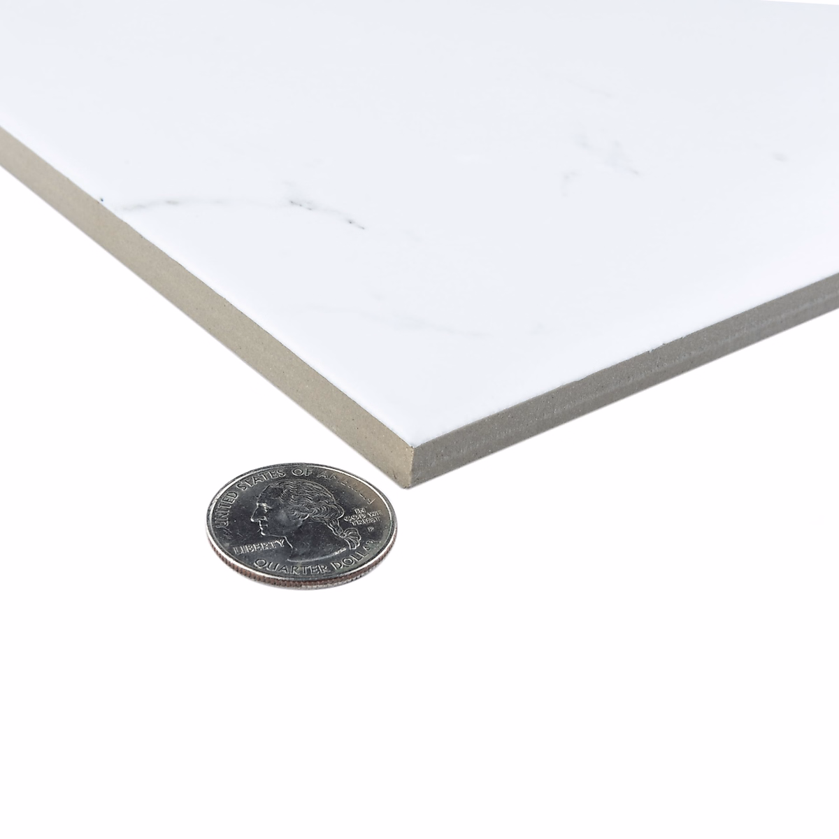 Merola Tile Timeless Calacatta 9-3/4" x 9-3/4" Porcelain Floor and Wall Tile