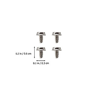 OSALADI Computer Supply 100 PCS Computer Power Supply Screw Computer Accessory Accessories Computer Part Screw for PCI Slot Chassis hot dip Galvanized Various Screw Computer Case Fastener