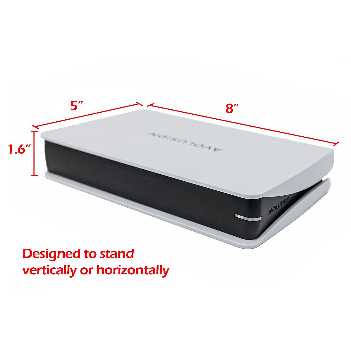 Avolusion PRO-5Y (White) 6TB USB 3.0 External Gaming Hard Drive for PS5 / PS4 Game Console - 2 Year Warranty (Renewed)