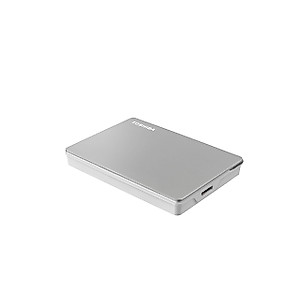Toshiba Canvio Flex 1TB Portable External Hard Drive USB-C USB 3.0, Silver for PC, Mac, & Tablet - HDTX110XSCAA