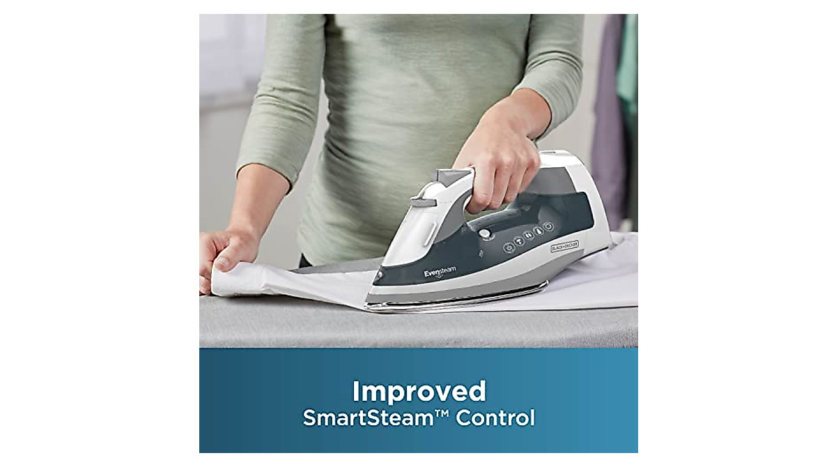 BLACK+DECKER One Step Steam Iron - Perfect for All Fabrics