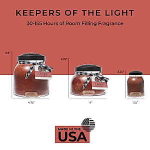 A Cheerful Giver - Homemade Gingerbread Mama Scented Glass Jar Candle (22oz) with Lid & True to Life Fragrance Made in USA