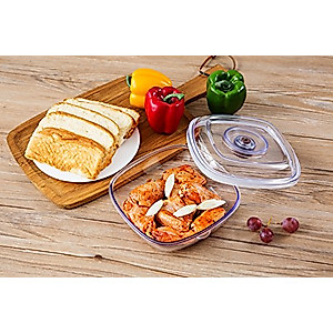 GERYON Vacuum Seal Container for Food Preservation, 2.1 QUART(2 LITER）Work with GERYON Vacuum Sealer Machine