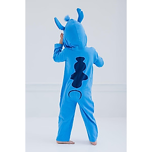 Disney Lilo & Stitch Toddler Boys Zip Up Coverall Blue 4T