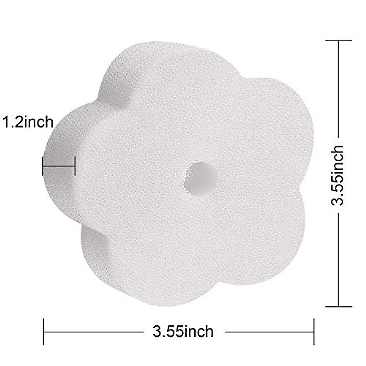 24 Pieces Sponge for Hot Tub Accessories, Flower Oil Scum Absorber for Swimming Pool and Spa
