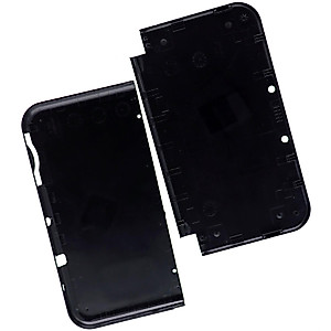 Deal4GO Housing Shell Cover kit Front & Back Faceplate Case Replacement for Nintendo New 3DS XL/New 3DS LL 2015 Console (Grey/Black)