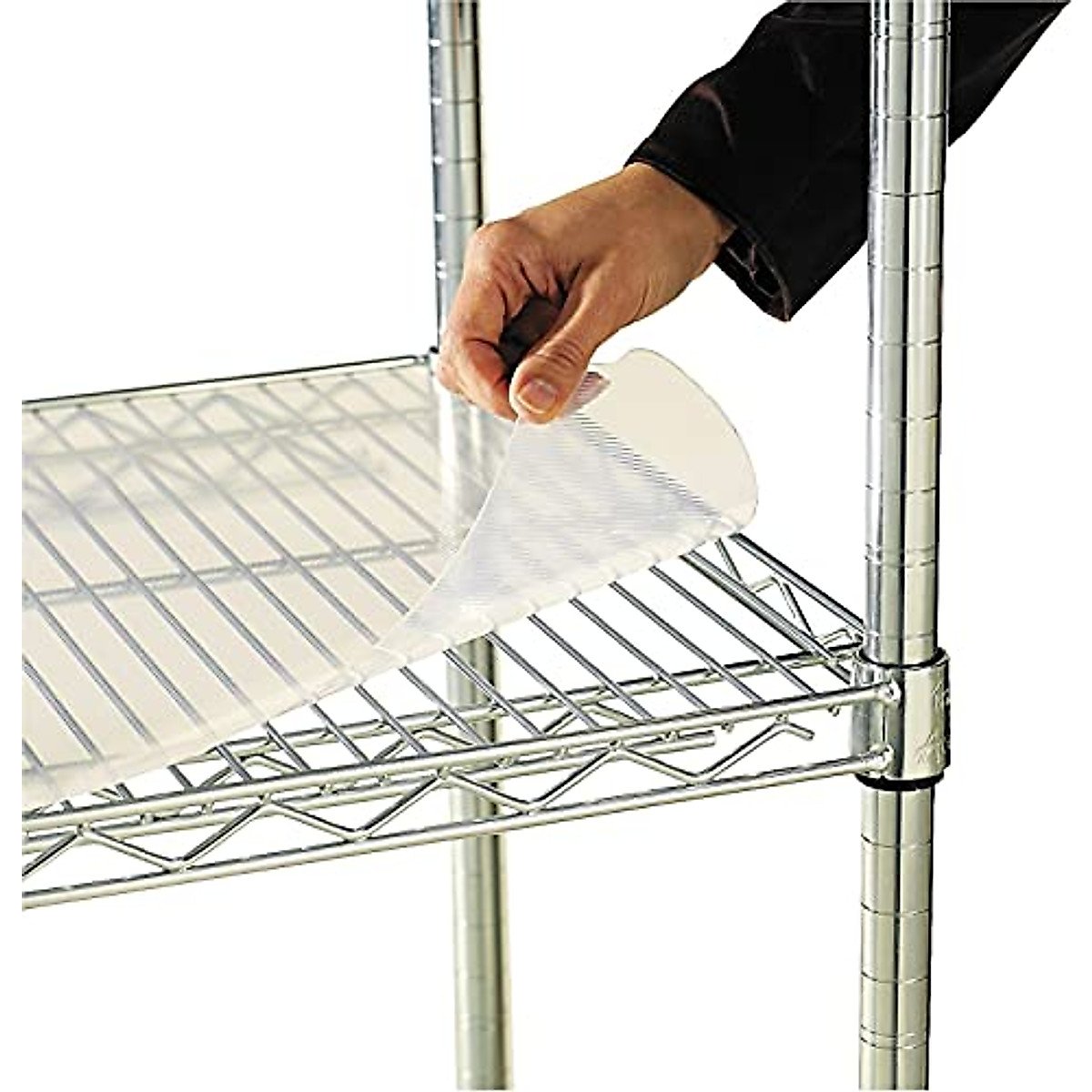 Alera SW59SL3618 Shelf Liners for Wire Shelving, Clear Plastic, 36w X 18d, 4/pack