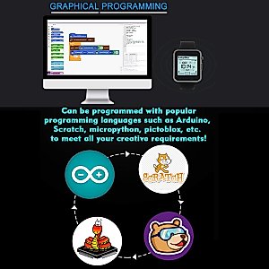 youyeetoo ESP32 T-Watch-2020 with 1.54 Inch Touch Display and programmable Wearable Environmental Interaction