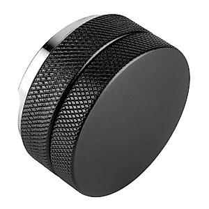 FastUU Espresso Tamper, Coffee Tamper, Anti-Slip Adjustable Height for Coffee Making for Barista(Black)