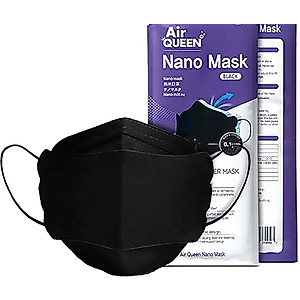 Black Air QUEEN Nanofiber Filter Face Mask 10 PCS - Made in Korea