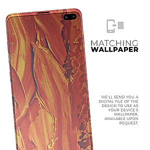 DesignSkinz Liquid Abstract Paint Remix V75 Protective Vinyl Decal Wrap Skin Cover Compatible with The Samsung Galaxy S20 (Screen Trim & Back Glass Skin)