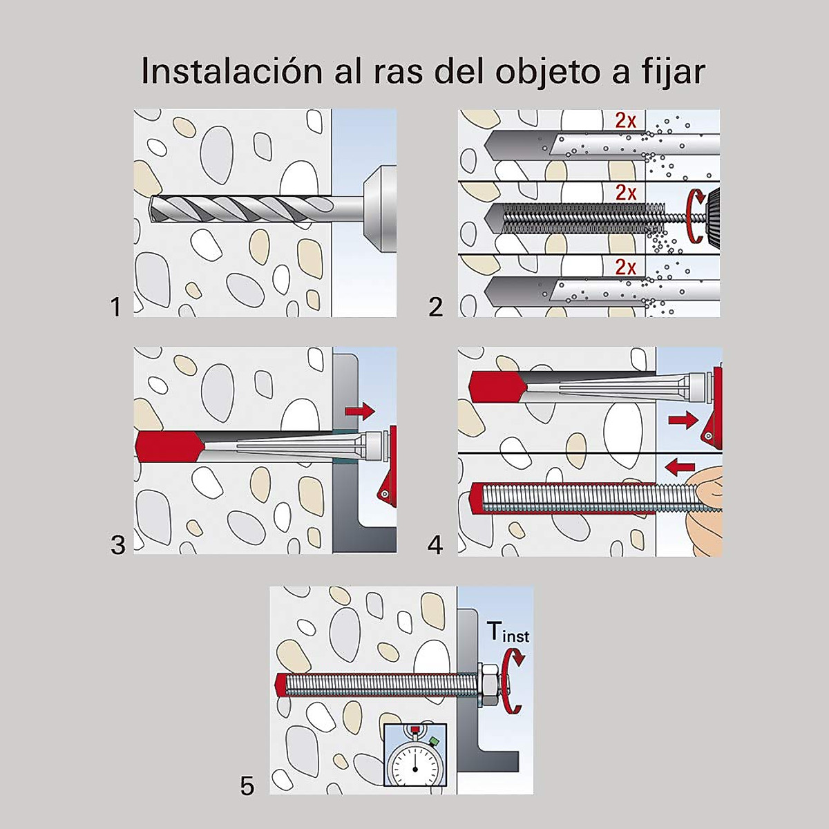 fischer Injection Mortar FIS EM Plus 390ml (13.2 Oz) Chemical Anchoring on Cracked and Uncracked Concrete Strongest Universal Mortar in The Market - Single Piece Pack