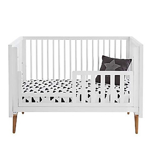 Contours - Roscoe - Toddler Bed & Day Bed Conversion Kit Easy-to-Assemble with Built-in Hardware – White