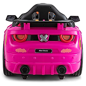 Kid Trax Dizzy Racers 6V Ride On Car – Toddler Toy with 360° Spin, w/Big Wheel, Indoor/Outdoor Toys, Electric Cars for Kids, Ride On for Boys & Girls, Max Weight of 66lbs, Ages 2-5 – Pink CAR