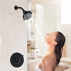 Replacement for Moen T2901BL Gibson Posi-Temp Valve Trim Kit, Shower Lever Handle, Matte Black