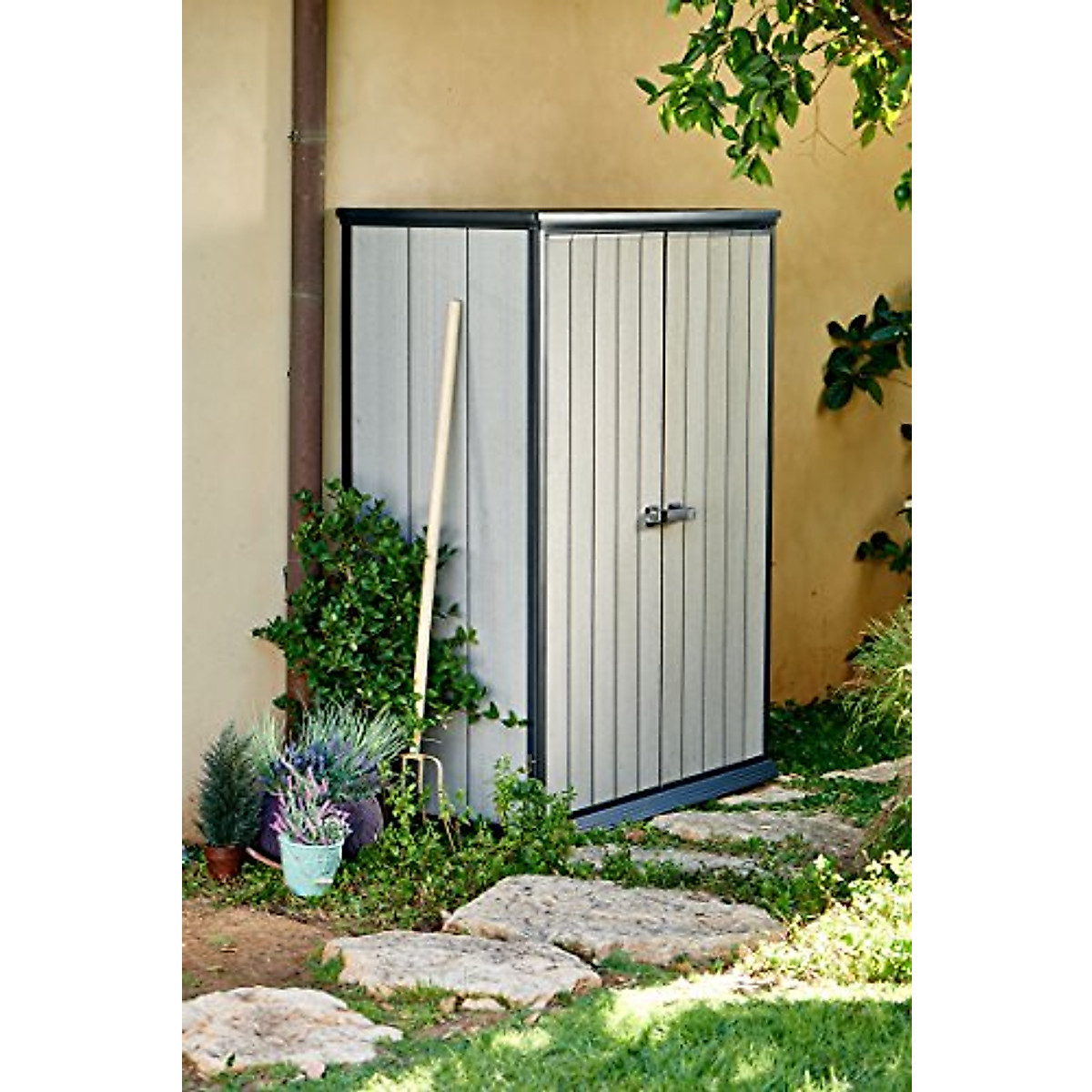 Keter 228430 High-Store Vertical Storage Shed