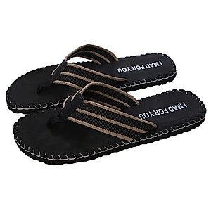 HunYUN Men Summer Shoes Sandals Male Slipper Indoor Or Outdoor Flip Flops Home Slipper use Everyday
