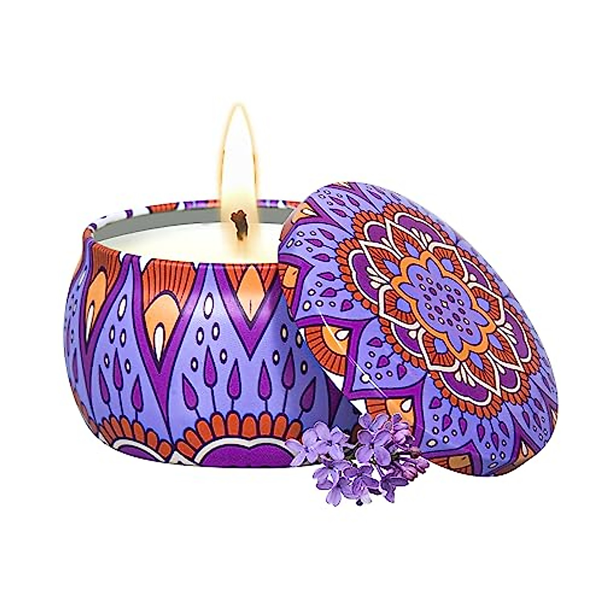 Soy Candles Gift, Candles Gifts for Women, Scented Candles Clearance, Aromatherapy Candle for Relaxation,Candles for Home Scented Portable Travel Jar Festive Gifts Romantic Decor Candles Gift