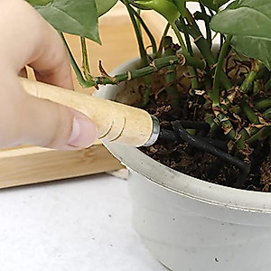 Hand Shovel for Gardening Trowel Garden Tool - 3Pcs Gardening Set of Tools Small Garden Rake Ergonomic Garden Hand Tools Wood Handle Gardening Tool 3 Piece - Gardening Tools Heavy Duty Garden Tool Set