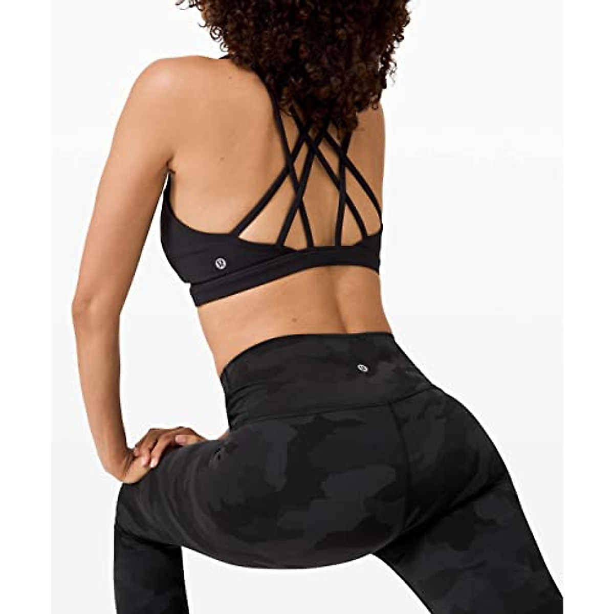 Lululemon Women’s Wunder Under Stretchy Fitness Pants - High Rise Leggings, Sweat-Wicking Fabric, Firming Support, 25 Inch Inseam, Incognito Camo Multi Grey, Size 12