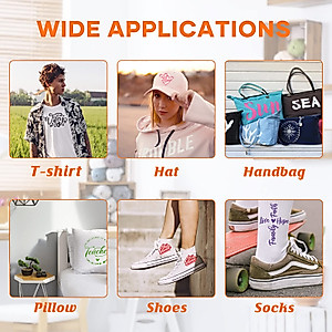 HTVRONT HTV Heat Transfer Vinyl Bundle - 20 Pack 12'' x 3FT Heat Transfer Vinyl Rolls, Easy Cutting Iron on Vinyl for Cricut, HTV Vinyl Bundle with 20 Assorted Colors