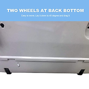 Panda Portable Washing Machine 10 LBS Load Volume, Fully Automatic 1.34 Cu.ft Laundry Washer with Built-in Drain Pump, Top Load Clothes Washer for Apartment and Household